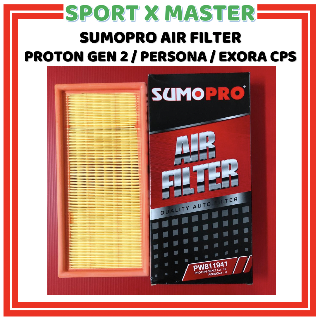 SUMOPRO PROTON GEN 2 / PERSONA / EXORA CPS AIR FILTER (PW811941) | Lazada