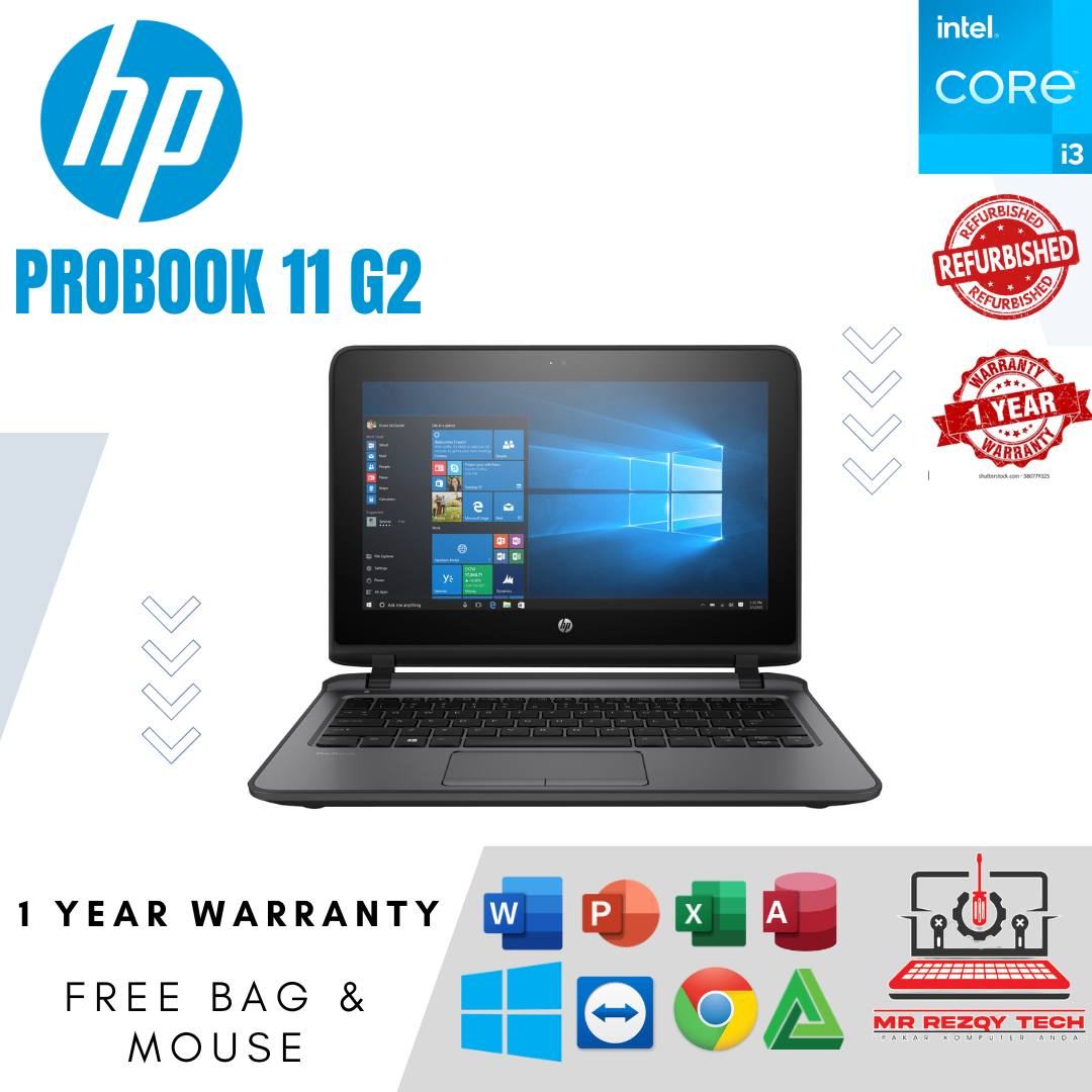 HP PROBOOK 11 G2 1 YEAR WARRANTY | Lazada