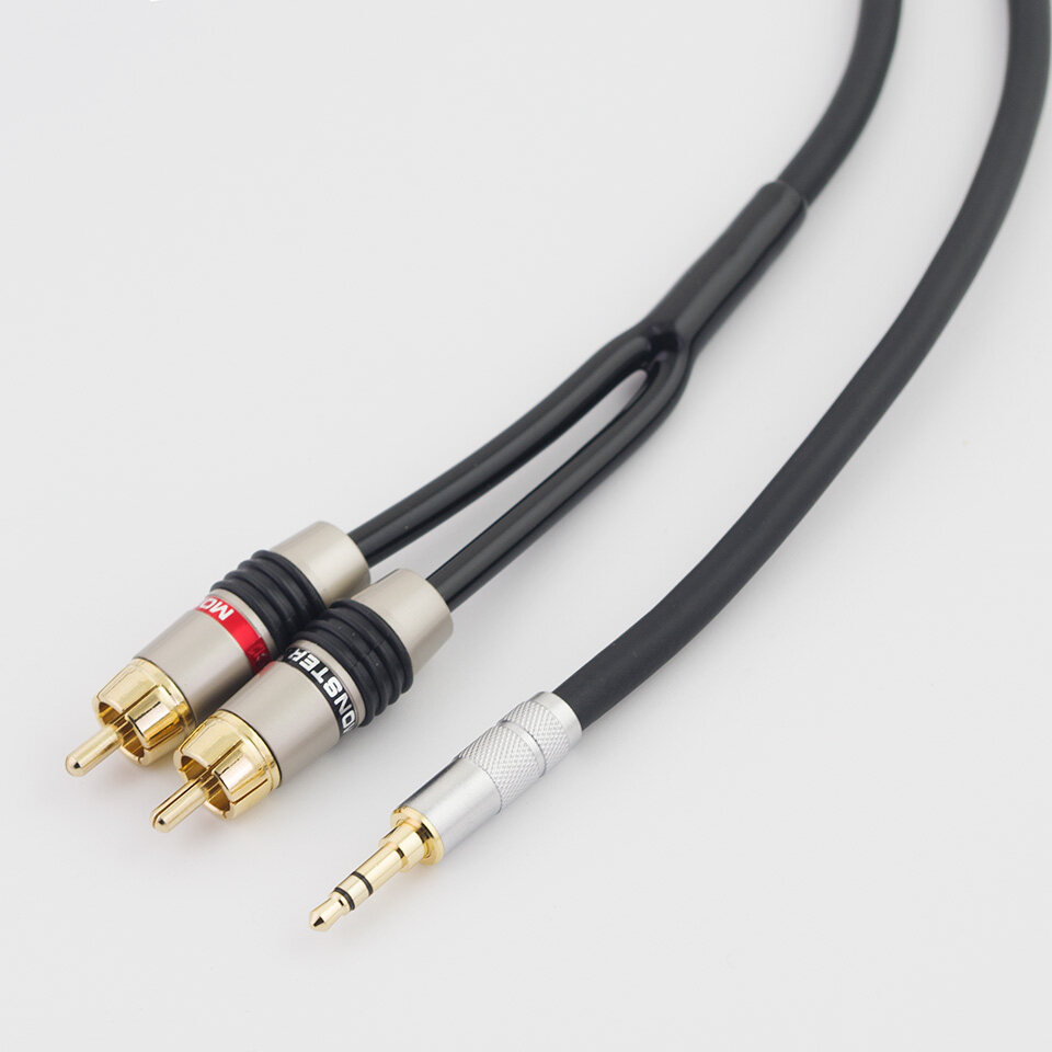 High Quality Rca Cable Hifi Stereo 2rca To 3.5mm Audio Cable Aux Rca ...