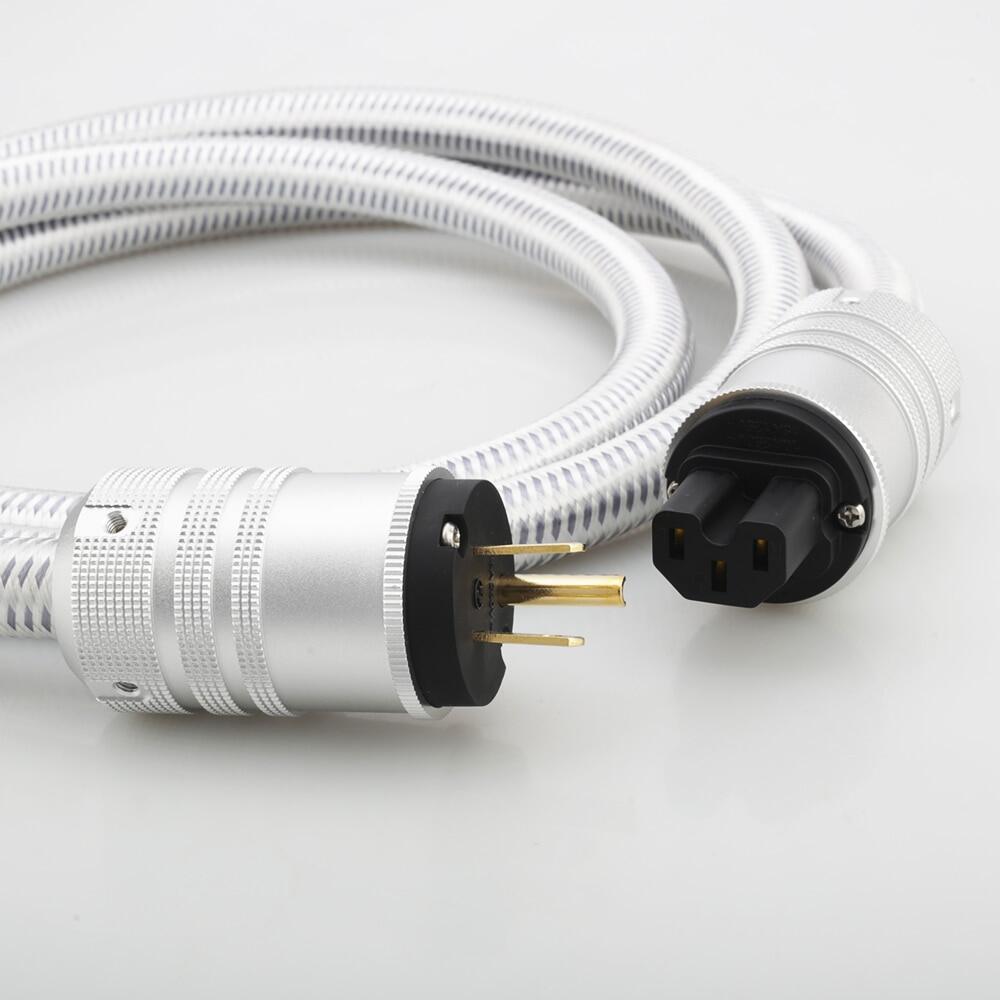 High End JP Krell Hifi Power Cord US/ EU/ AU AC Audiophile Power Cable ...