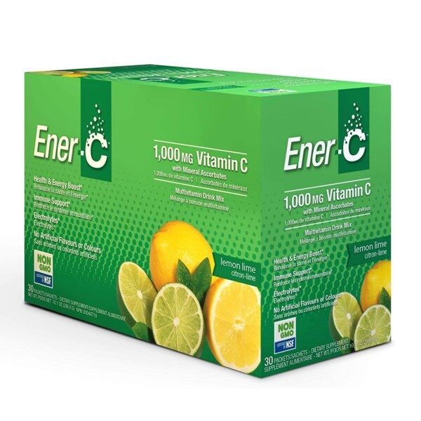 Ener-C, Vitamin C, Effervescent Powdered Drink Mix, Electrolytes for ...