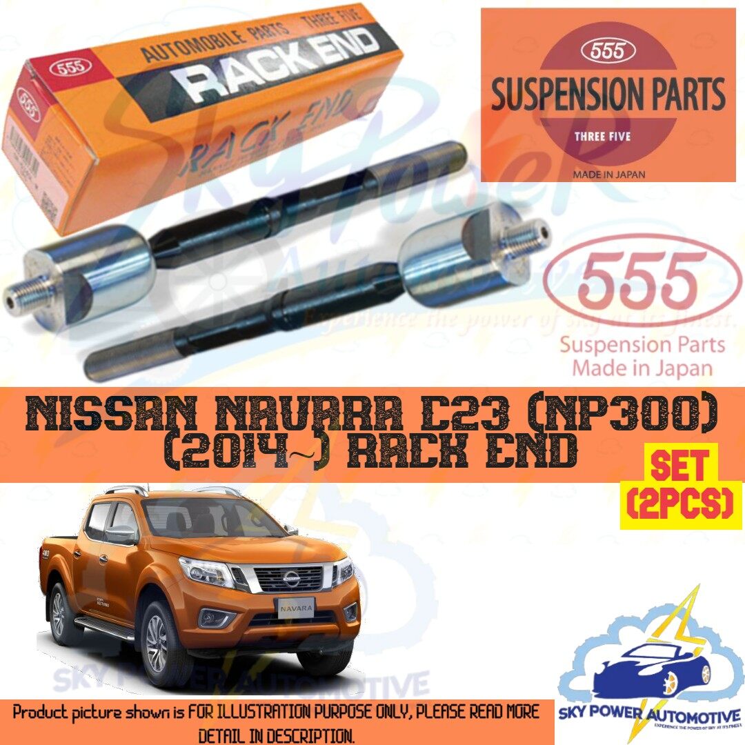 NISSAN NAVARA D23 (NP300) (2014~) 555 JAPAN BRAND STEERING RACK END ...