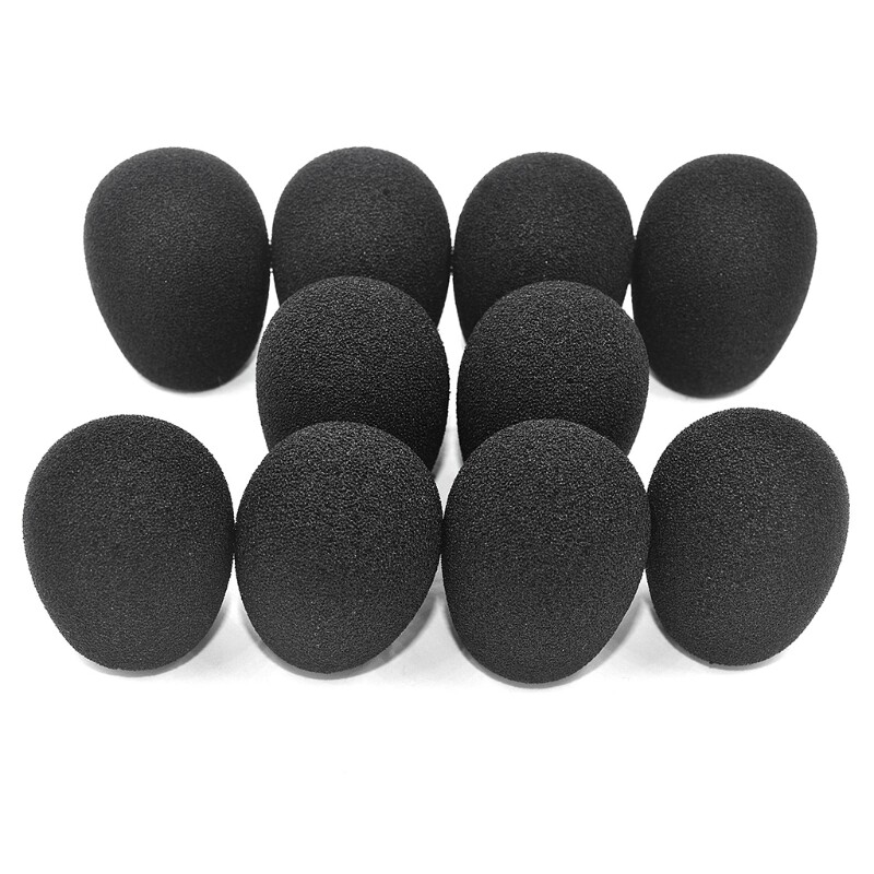 Foam Sponge Windscreen Mic Covers Soft Elastic Sponge Microphone Head ...