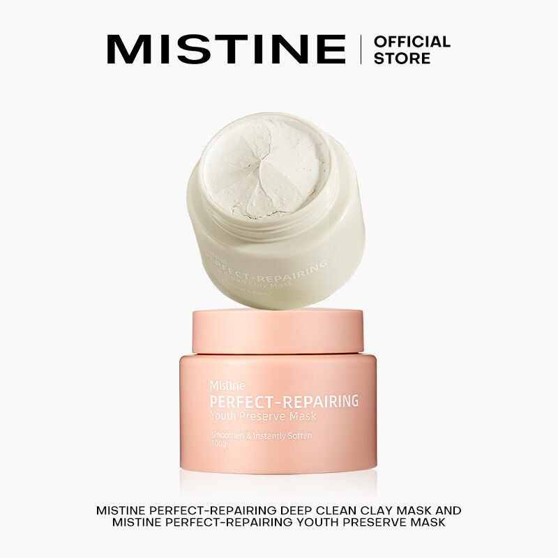 MISTINE Perfect-Repairing Deep Clean Clay Mask 100g Purify Pores ...