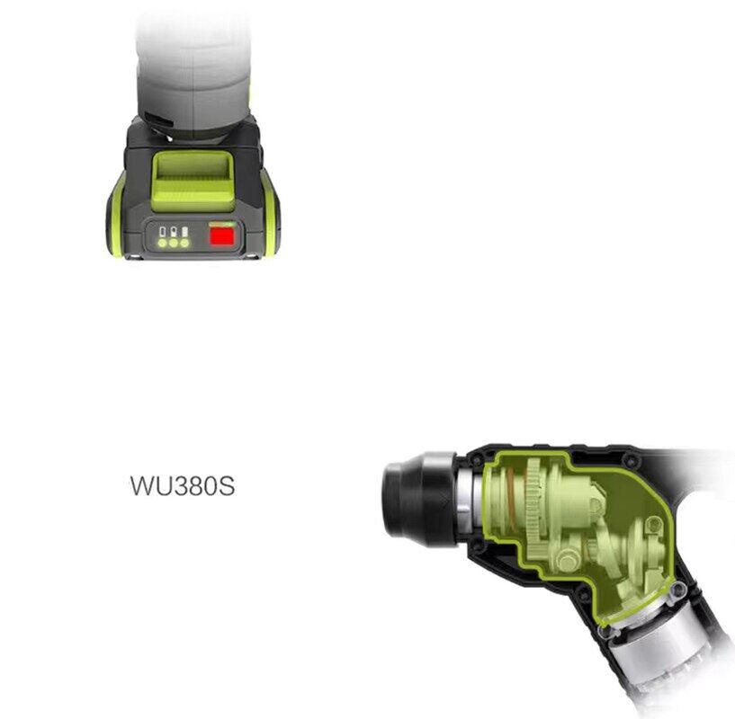 WORX Electric Hammer WU380S Impact เจาะมือสว่านไฟฟ้าเครื่องมือไฟฟ้าไร้ ...