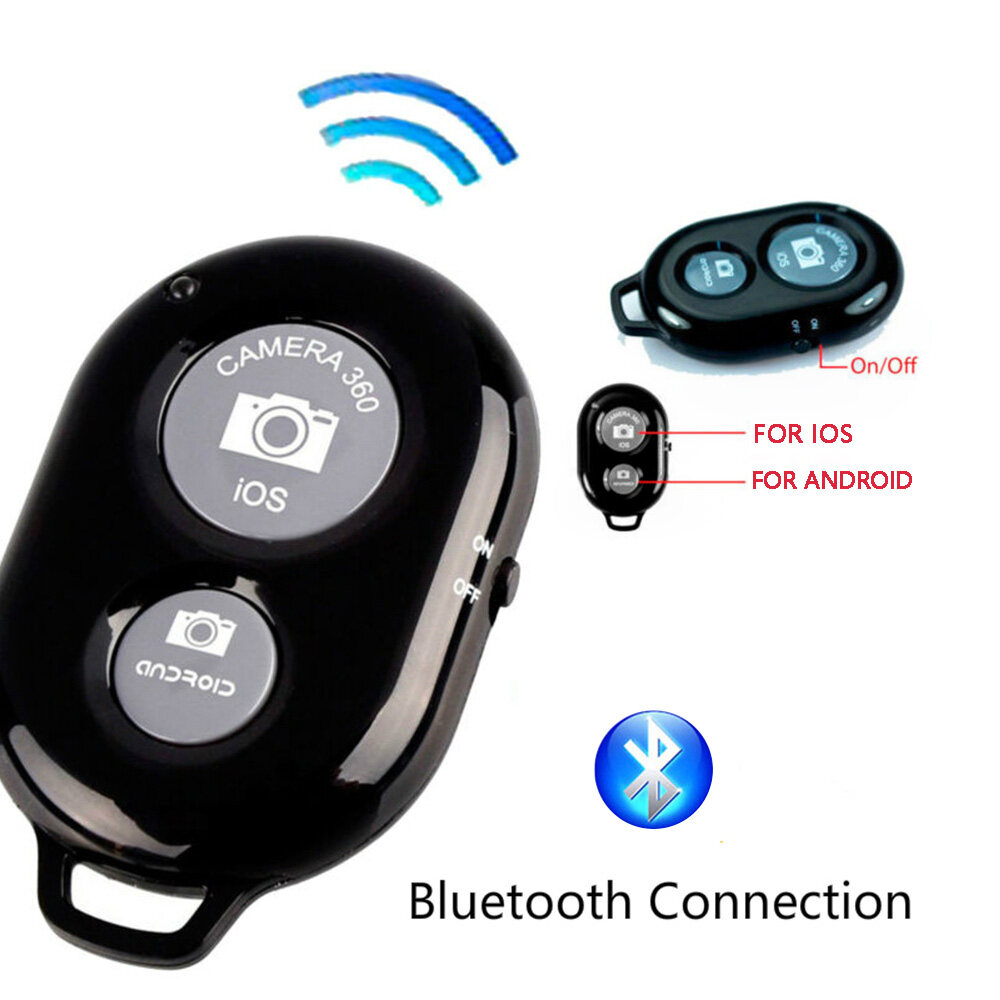 Elecity Bluetooth Remote Control Camera Shutter Wireless Selfie Button ...