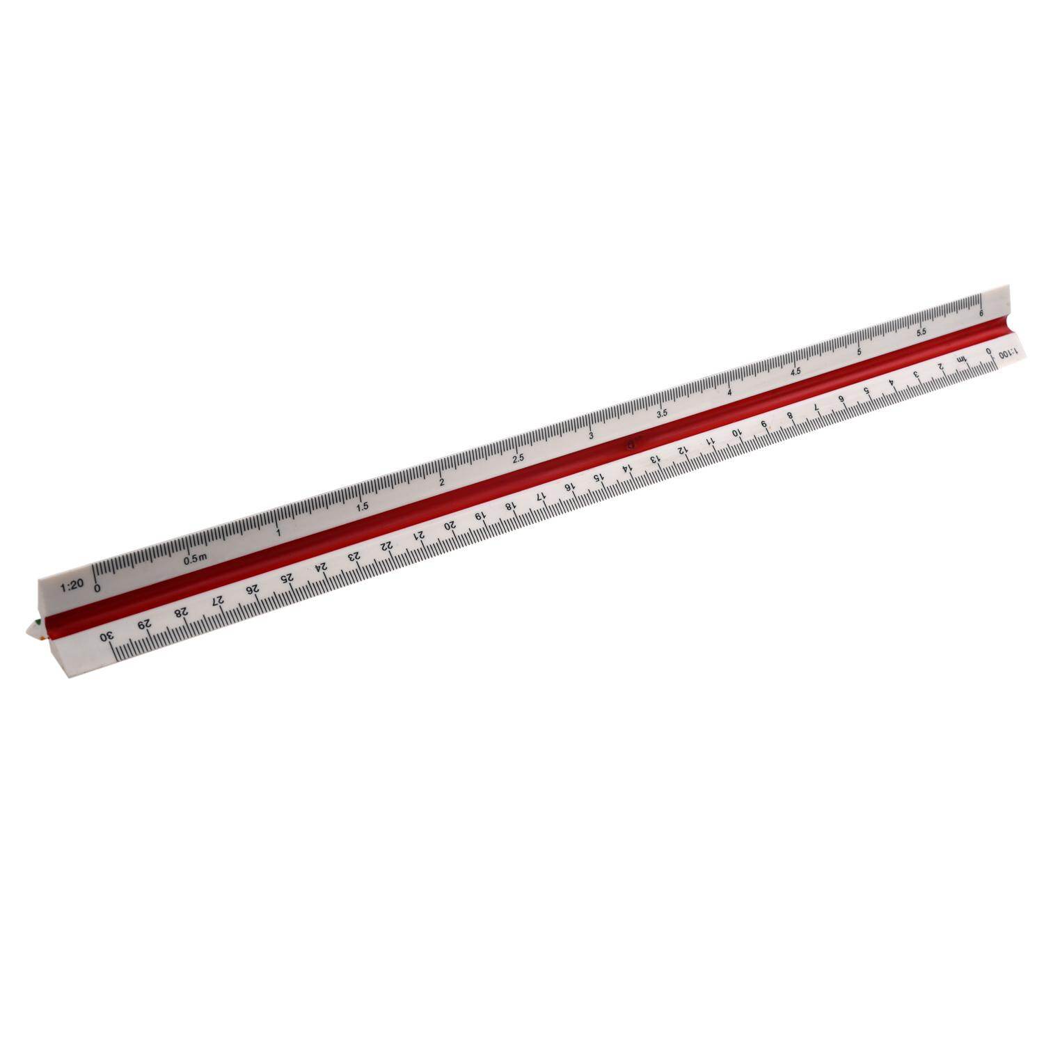 Reduction Scale Ruler Four BEVEL Edges 150mm 15cm 1 5 10 20