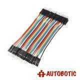 Male to Male Arduino Breadboard Dupont Jumper Wires (40p-10cm) | Lazada