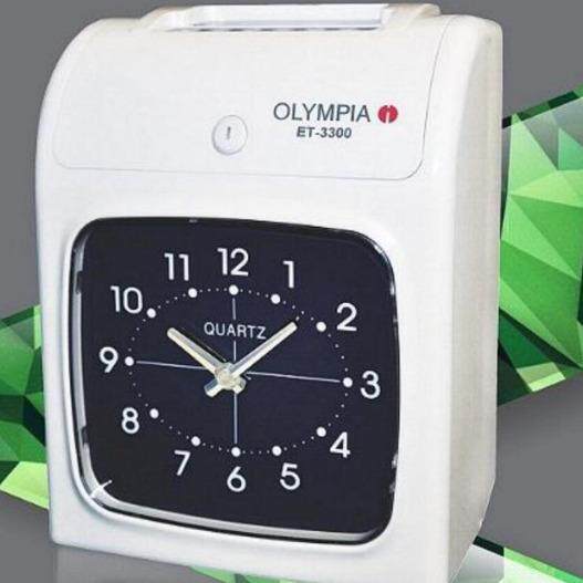 OLYMPIA TIME RECORDER ANALOGUE DISPLAY - ET-3300 Punch Card Machine | Lazada