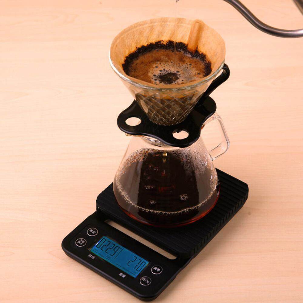 ตาชั่งดิจิตอล Teekeer 3kg/0.1g Drip Coffee Timer,Electronic Digital ...