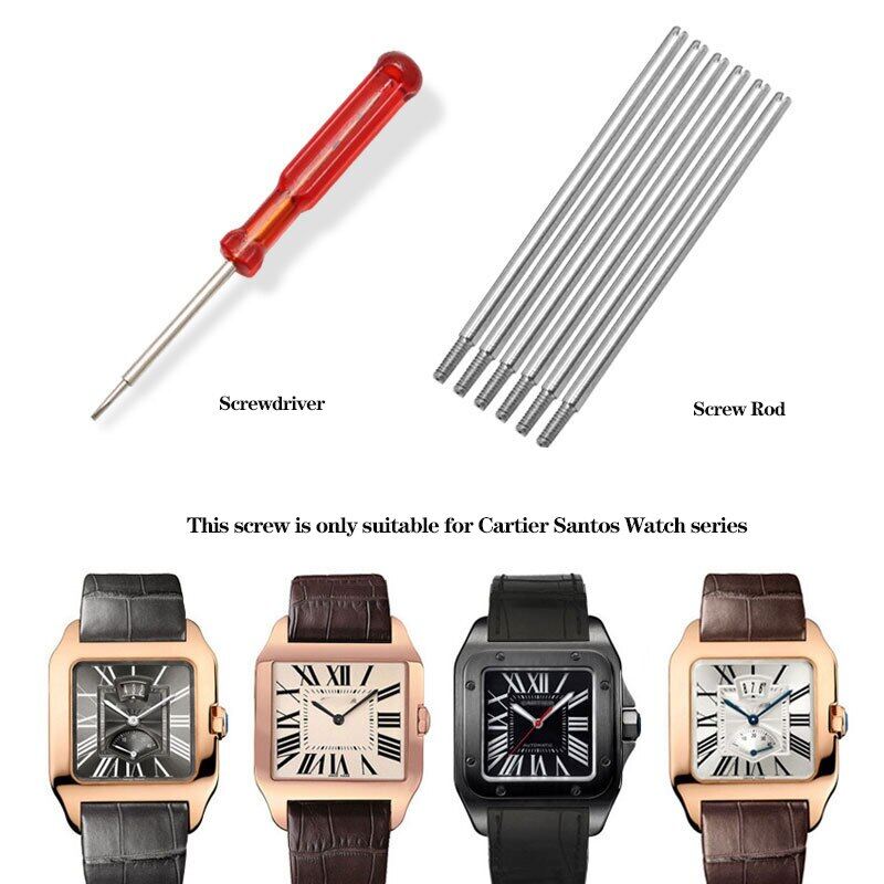 For Cartier Santos 100 Straps 20Mm 23Mm Watch Screw Rod Watchmaker ...