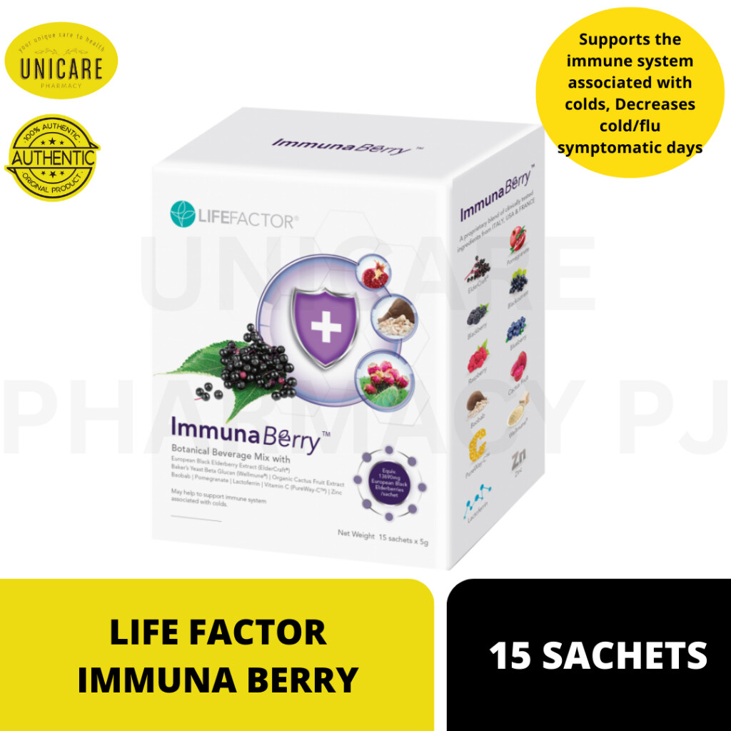 LIFE FACTOR IMMUNA BERRY 15 SACHETS | Lazada