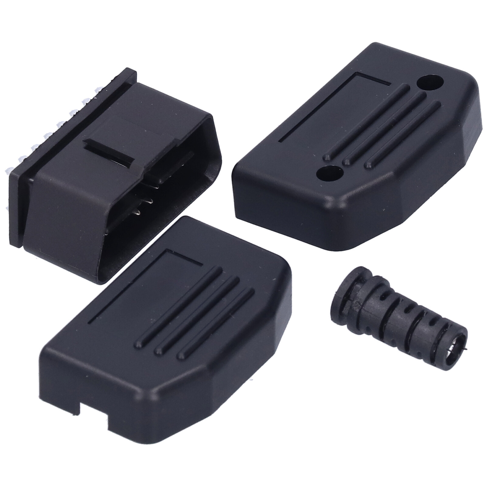 OBD‑II Diagnostic Connector Plug 16 Pin OBD2 Male Connector Plug Car ...