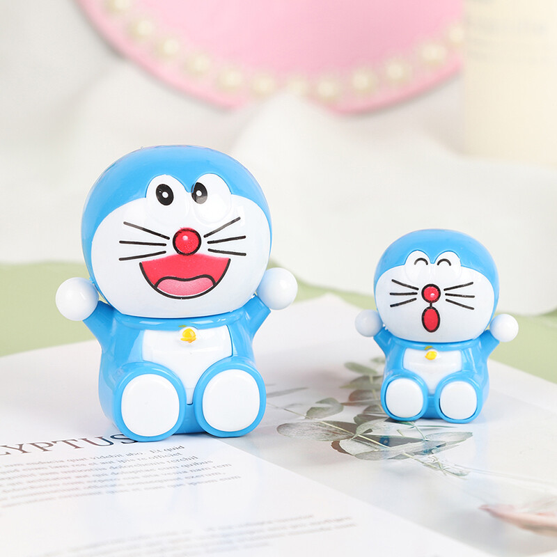 4pcs/set Birthday Cake Decor Topper Figure Doraemon Cat Toys Kids Party ...