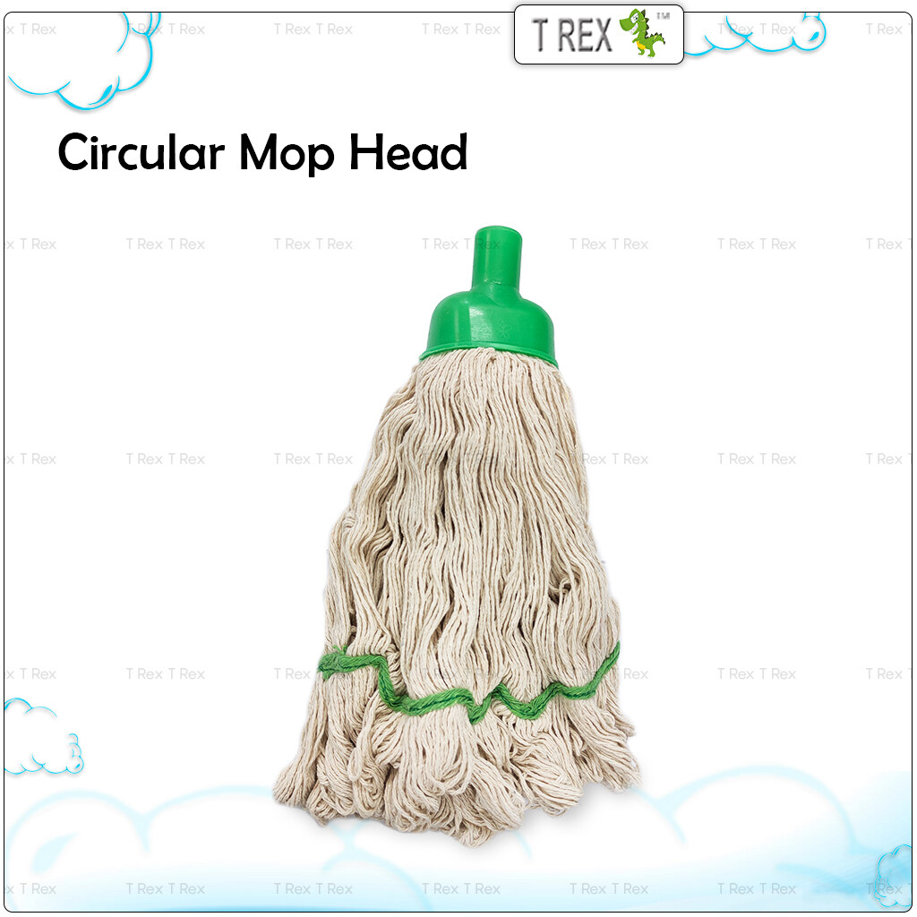 Circular Mop Head Mop With Round Sewing Dolly Mop Kepala Mop Tali Putar Jahit Mop Lantai