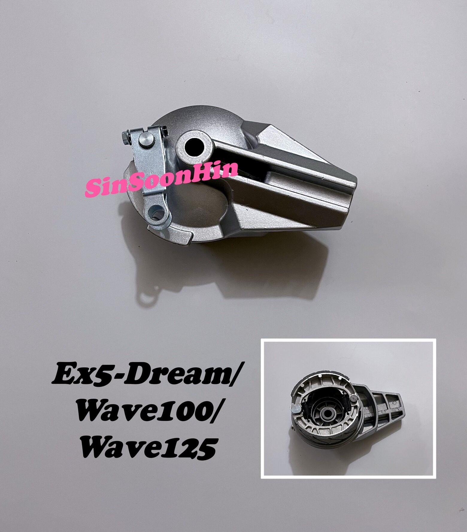 Honda EX5-DREAM WAVE125 WAVE100 Rear Hub Panel Set #brek hub belakang ...