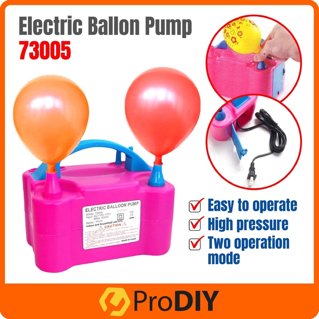 73005 Electric Balloon Pump Nozzle Portable Inflator High Speed Air ...