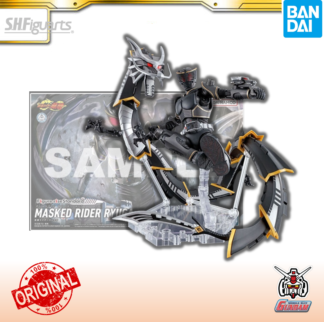 (Ready Stock) Bandai Figure-Rise Standard Kamen Rider Ryuga Model Kits ...