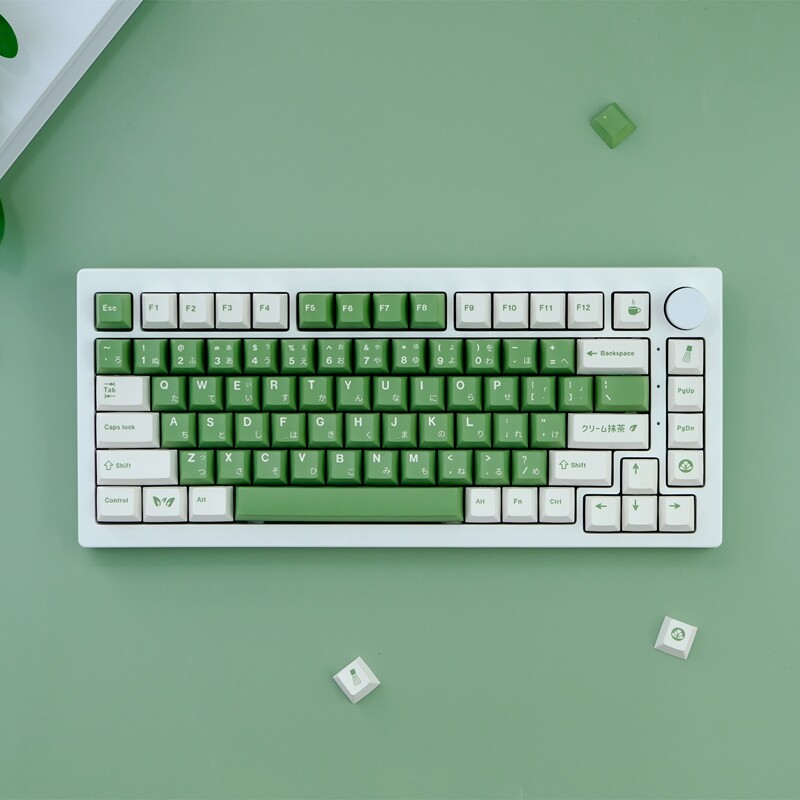 【Keycap Only】GMK Matcha Cake Keycap 129 Keys Cherry Profile PBT Five ...