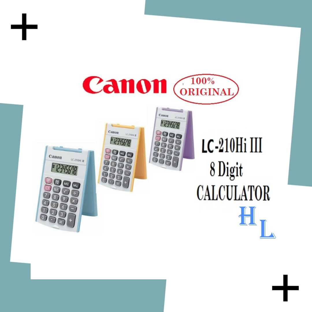 Canon Calculator 8 Digit LC-210HI III / AS-8 100% Original | Lazada