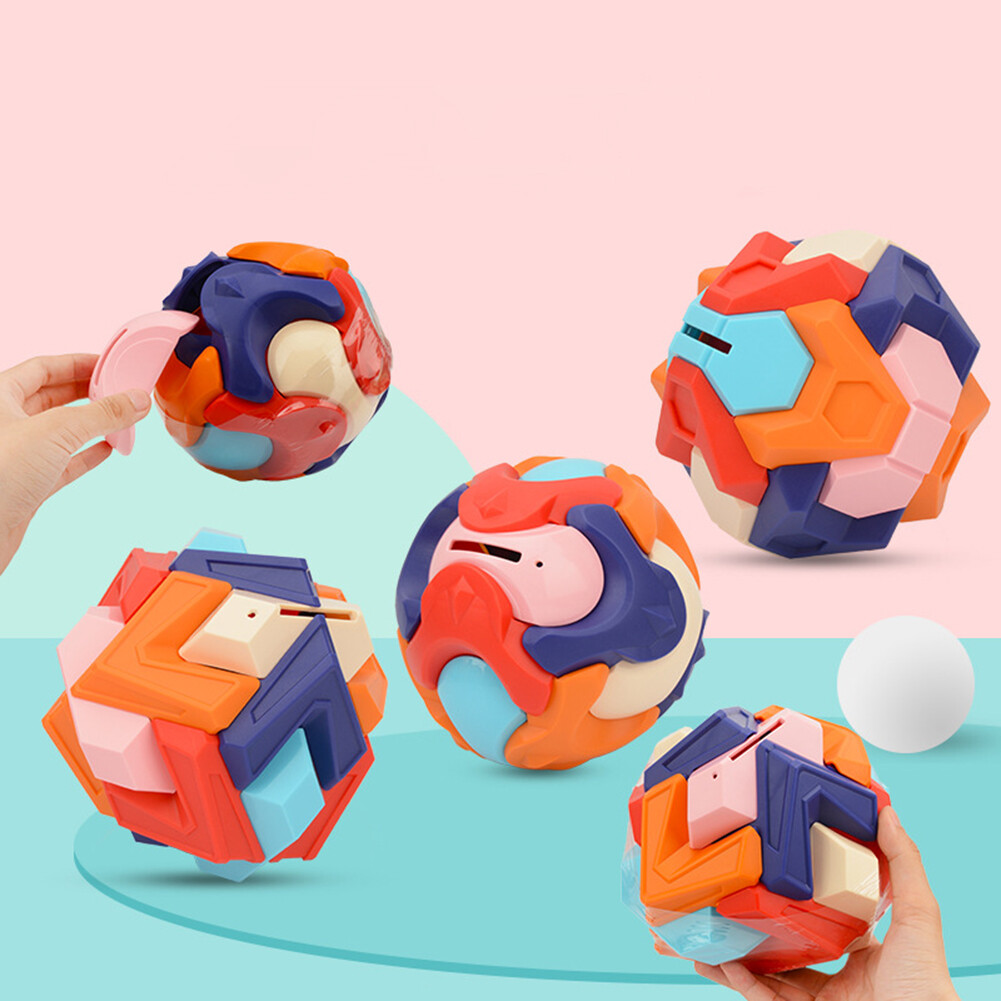 Creative Ball จิ๊กซอว์ของเล่นประกอบ Ball Early Education Deformation ...