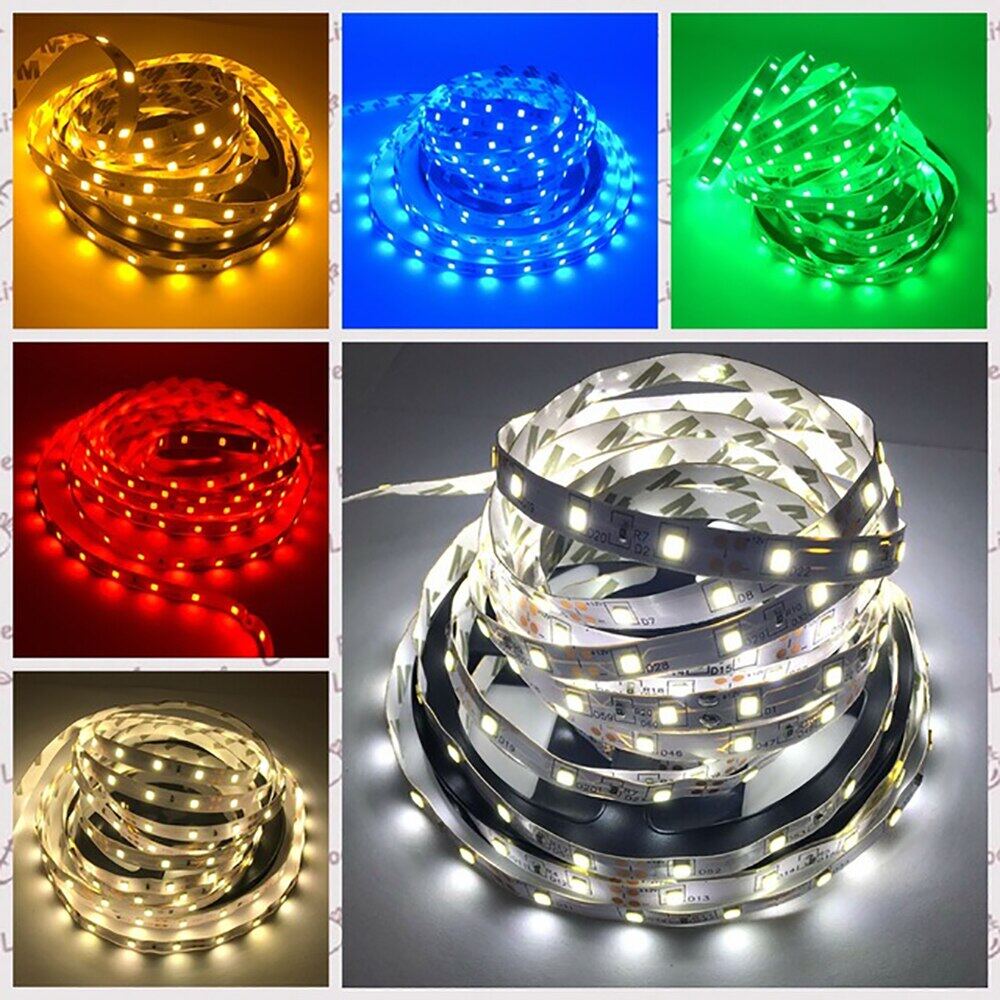 5 เมตร/ม้วน led strip 2835 Luminous Flux มากกว่าเก่า 3528 5630 5050 SMD ...