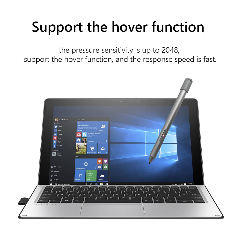 USB C PN556W 2048ความไว Stylus สำหรับ Dell Latitude 7285 7390 7400หน้าจอสัมผัสปากกาสำหรับ HP ...