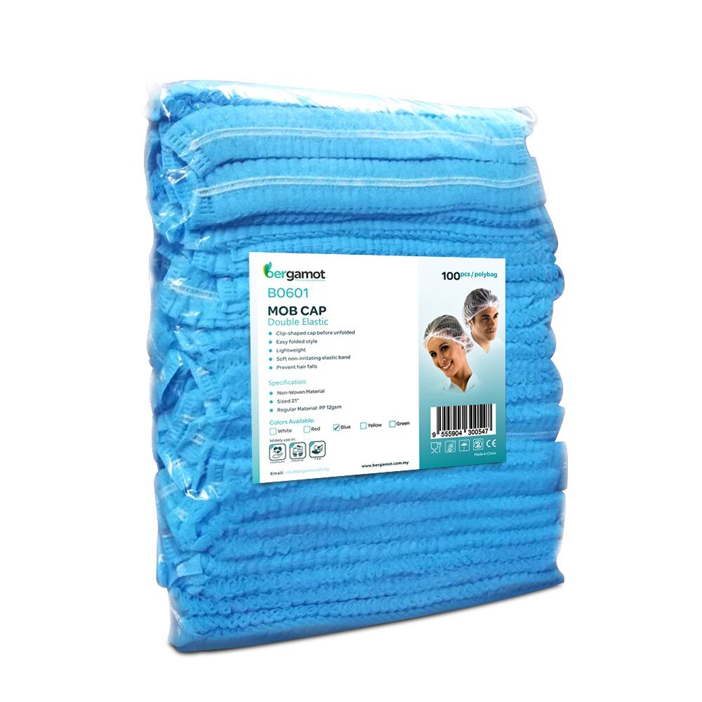 Bergamot Disposable Hair Nets | Mob Cap | Hair Cover 12gsm / 14 gsm ...