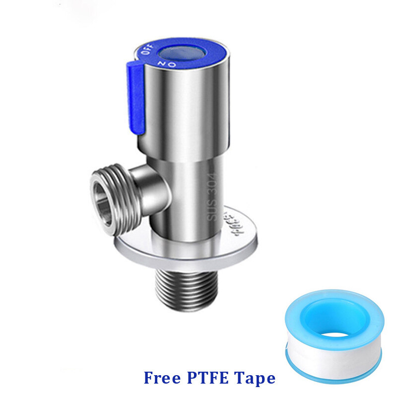 100% SUS 304 Water Valve, Stainless Steel Triangle Water Lock Alvanized ...