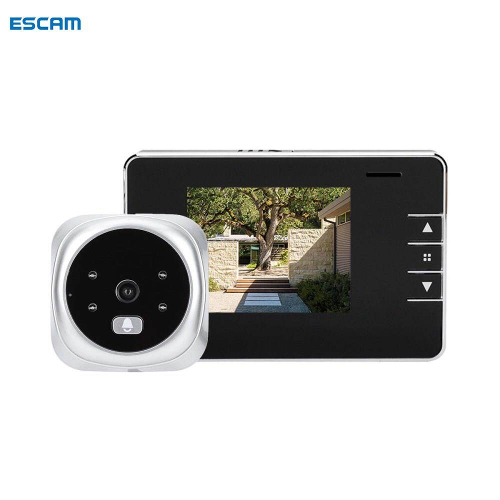 ESCAM C12 2.8นิ้ว4LED ไฟ IR 1080P Night กล้องสำหรับกริ่งประตูวิดีโอ ...