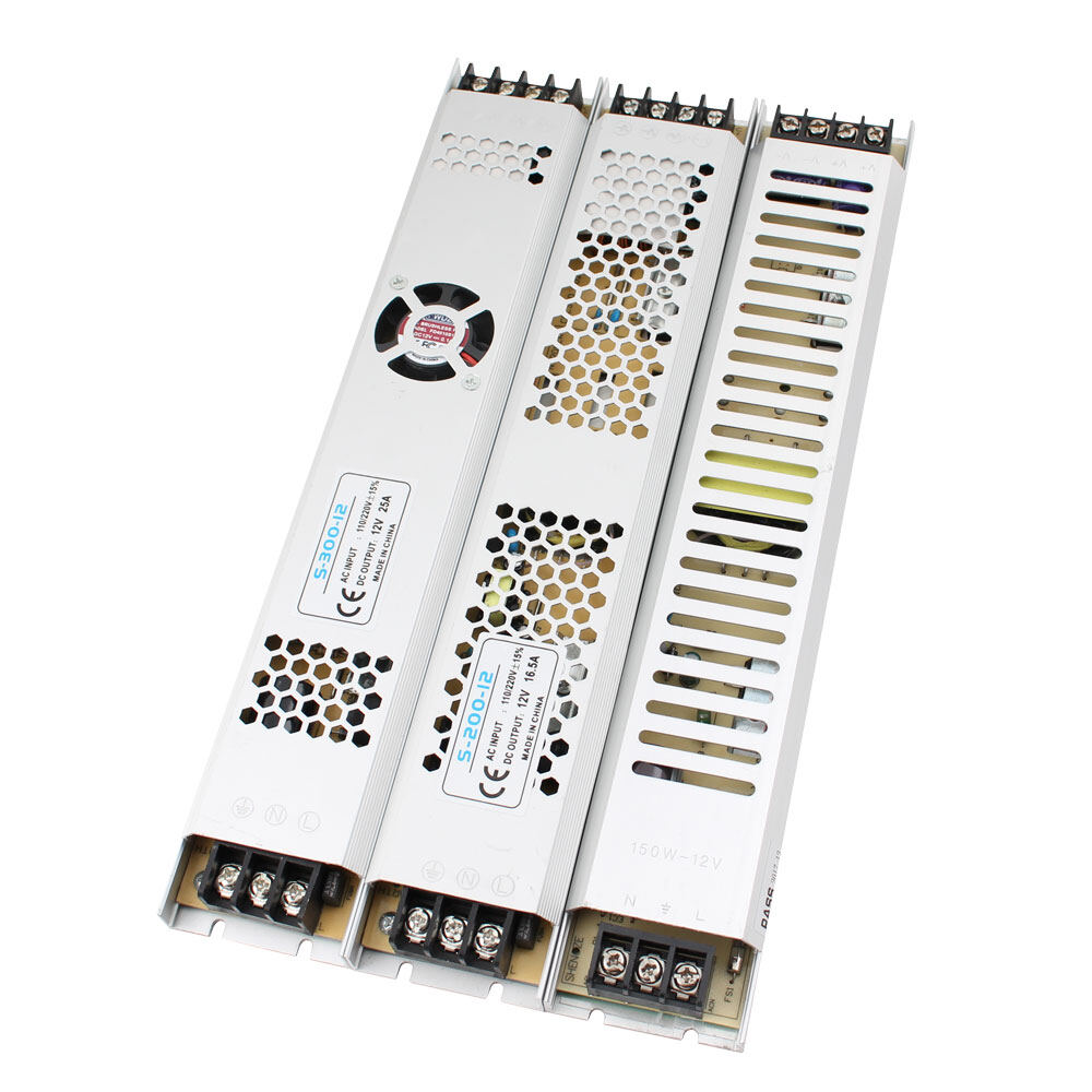 Super Thin AC DC Transformers 220V To 12V 24V Switching Power Supply 12 ...