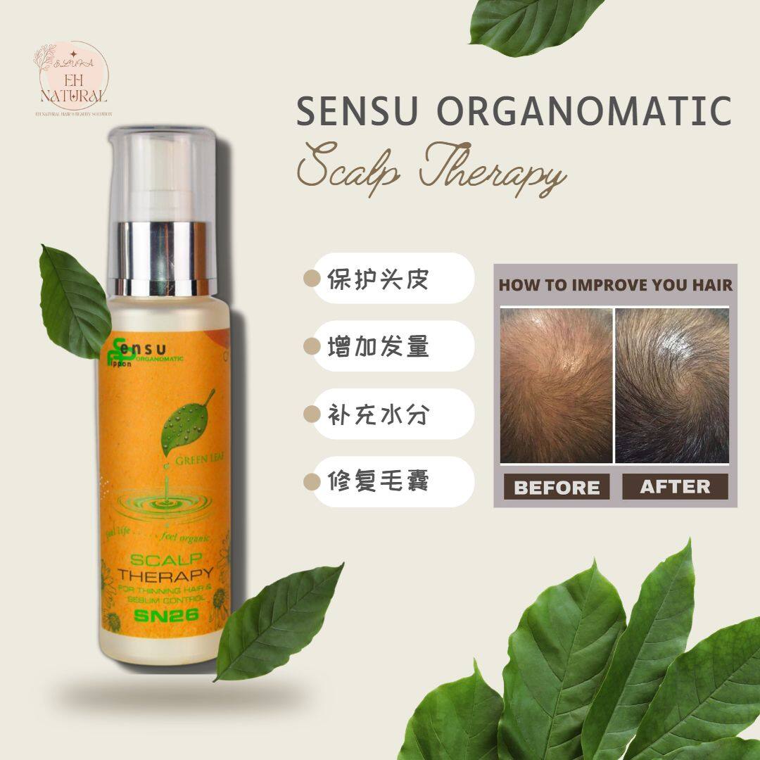 SENSU SCALP THERAPY TONIC Hair fall Control Solution天然生发水 100% OFFICIAL ...