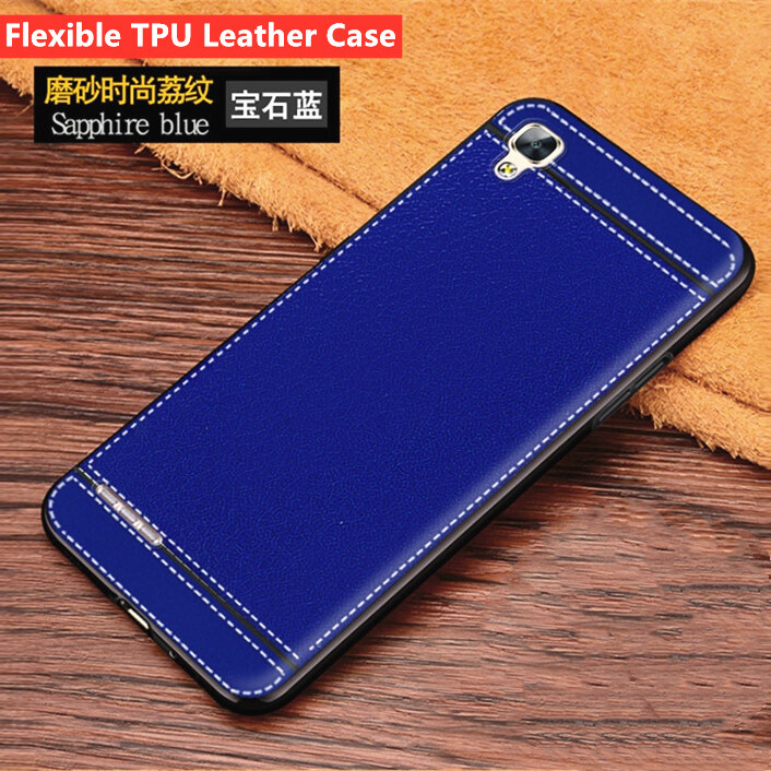 สำหรับ OPPO F1 F1f F1w F1fw แบบบางสไตล์คลาสสิกหนังเคลือบท้ายสูงฝาหลัง ...