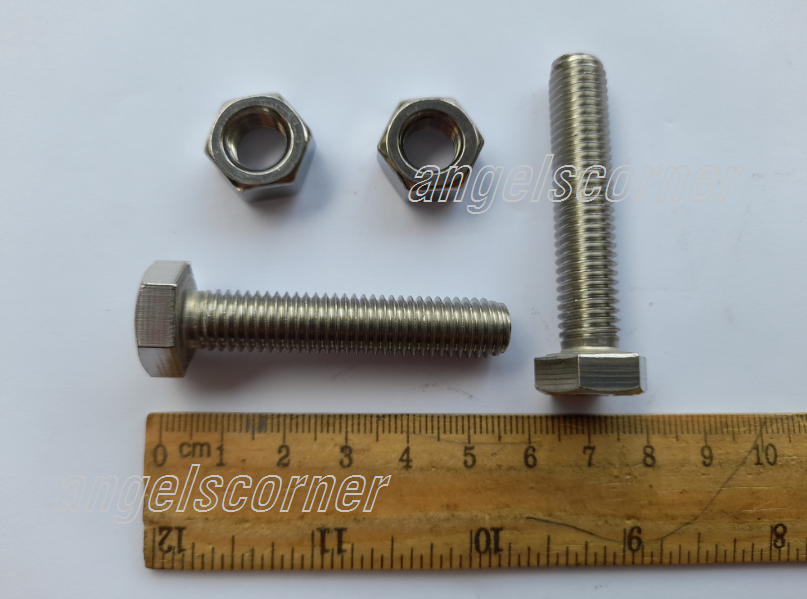 [ Ready Stock ] 10 sets of 304 Stainless Steel Skru Rak Besi Lubang (M4 ...