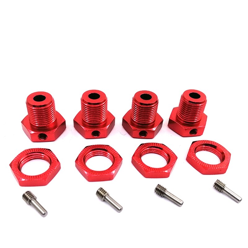 RC Car Alum Wheel Hub Nuts 17mm Hex Nuts Threadlock Replace 5353 for ...