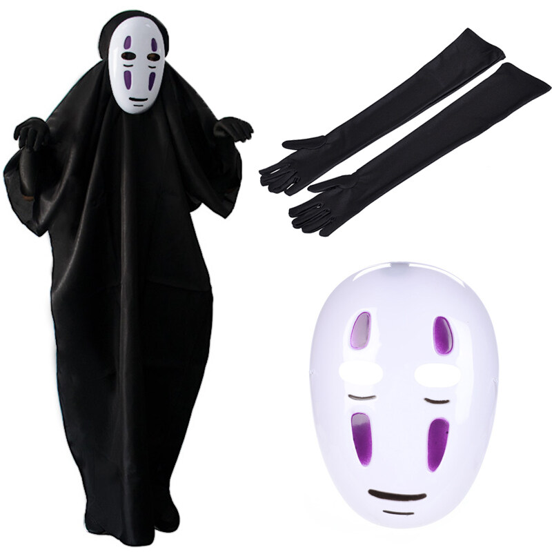 Anime Spirited Away No Face Man Costumes Miyazaki Hayao Faceless Man ...
