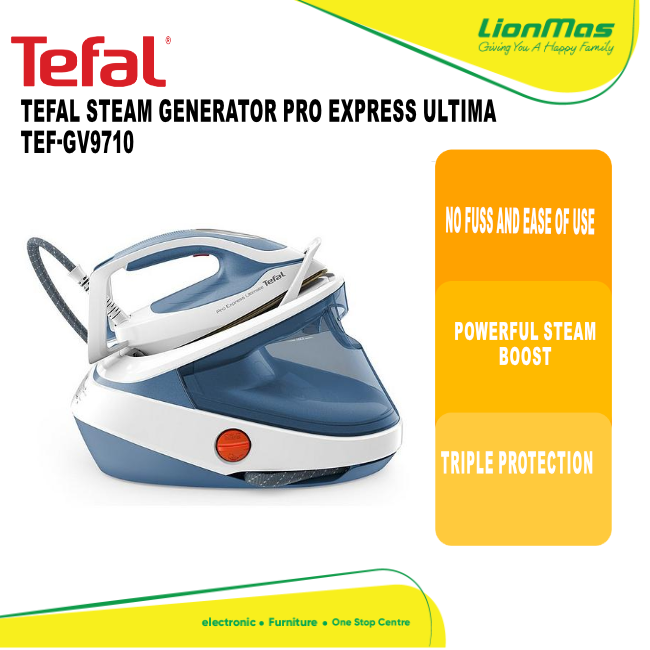 TEFAL STEAM GENERATOR PRO EXPRESS ULTIMA TEF GV9710 | Lazada