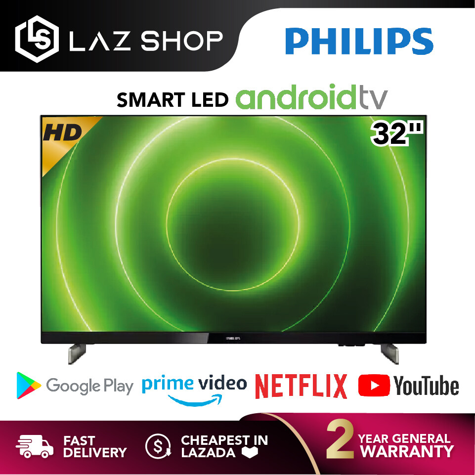 Philips 32 Inch HD Android Smart TV 32PHT6916 | Netflix & Youtube | AI ...