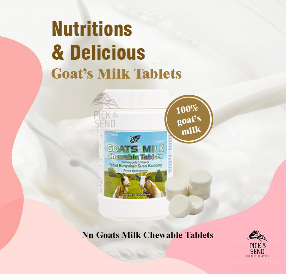 Cosway Nn Goats Milk Chewable Pil Susu Kambing 300 Tablets | Lazada