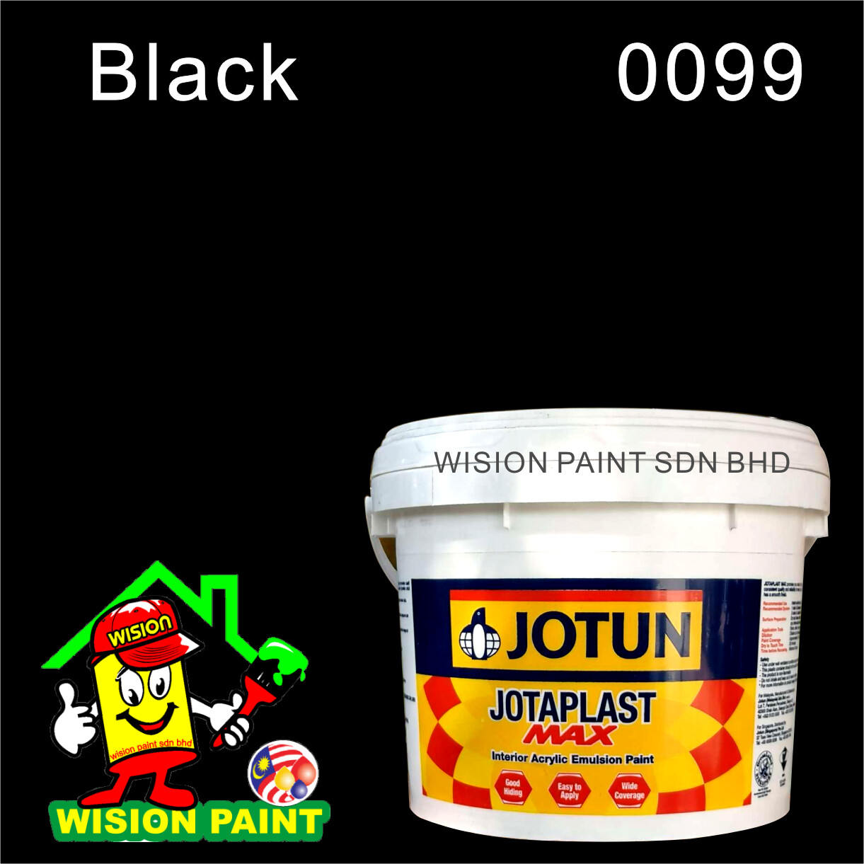 JOTAPLAST MAX 7L - 0099 black • Jotun • Acrylic Emulsion • Interior ...