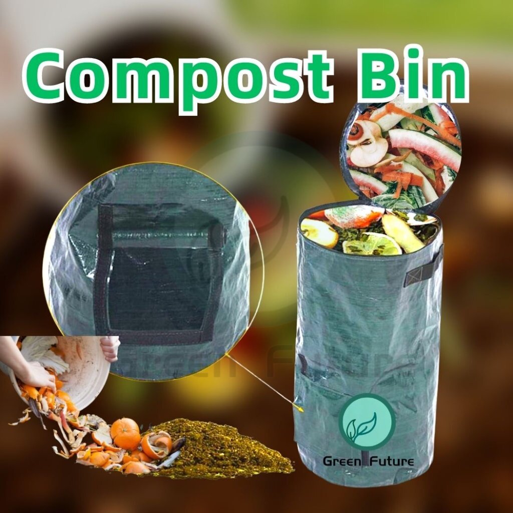 Vegetable Ferment Compost Bag Garden Composting Bags Reusable Lawn Leaf ...