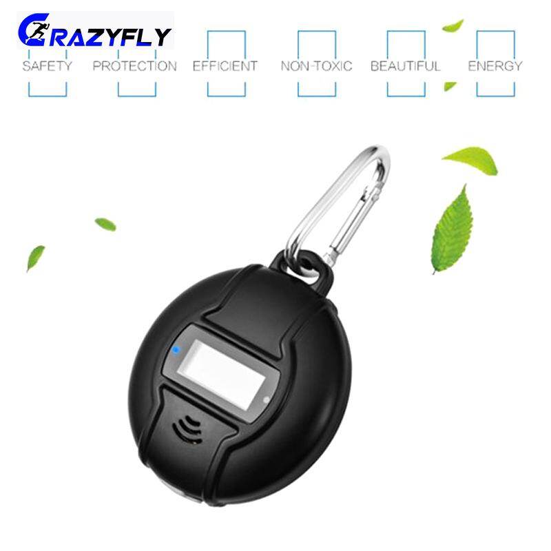 Crazyfly เครื่องฟอกอากาศอัลตร้าโซนิคพกพายุงตัวป้องกันแมลงวันสำหรับเดิน ...