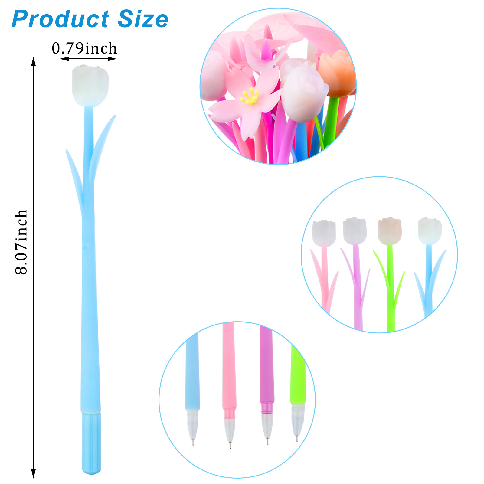 [SIYI]SIYI32Pcs Color Changing Flower Pens Creative Flower Pen 0.5 mm ...