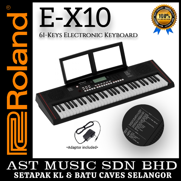 Roland E-X10 61-Key Arranger Electronic Keyboard / EX10 | Lazada