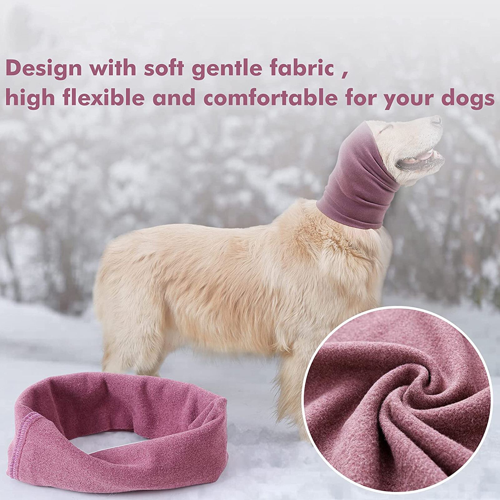 DreamCalming Cat Dog Ears Cover For Noise Reduce Pet Hood Earmuffs For ...