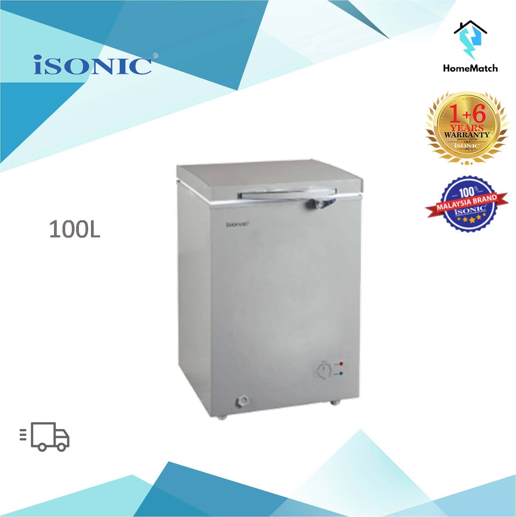 ISONIC Dual Function Chest Freezer ICF-102 (100L) | Lazada