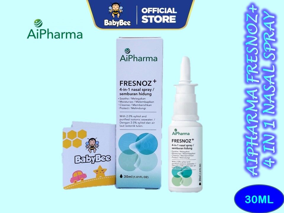 AiPharma Fresnoz+ 4-In-1 Nasal Spray (30ml) | Lazada