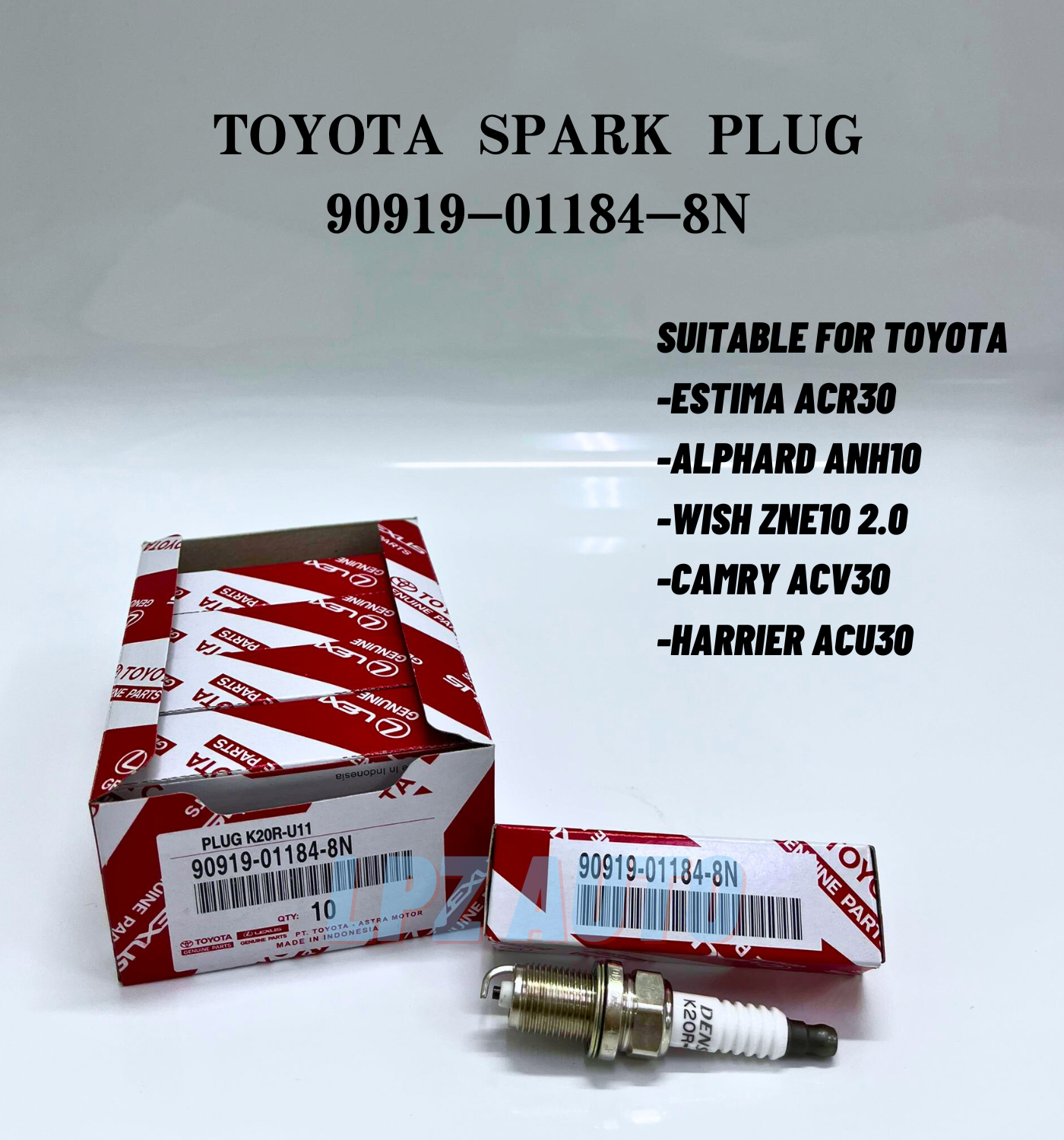 SPARK PLUG (ORIGINAL) TOYOTA CAMRY ACV30 ESTIMA ACR30 HARRIER ACU30 ...