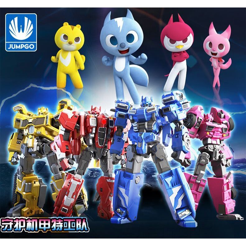 4 In 1 Mini Force ตัวแทน X หุ่นยนต์ของเล่น Miniforce หม้อแปลงฟอร์ด ...