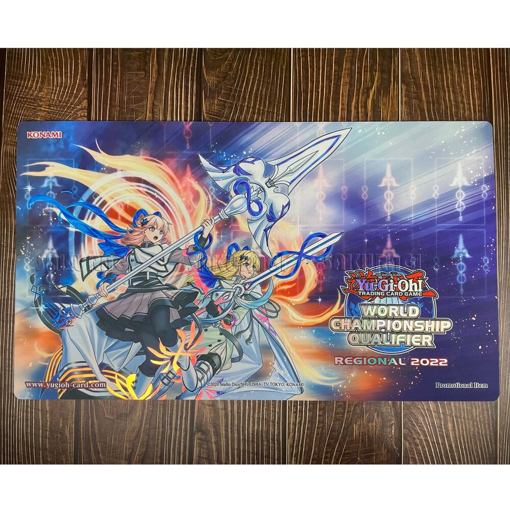 Yu Gi Oh Holographi Exorsister Magnifica Mikhaelise แผ่นการ์ดเกม Paymat Ygo Mat Mtg Kmc Tcg Ogc